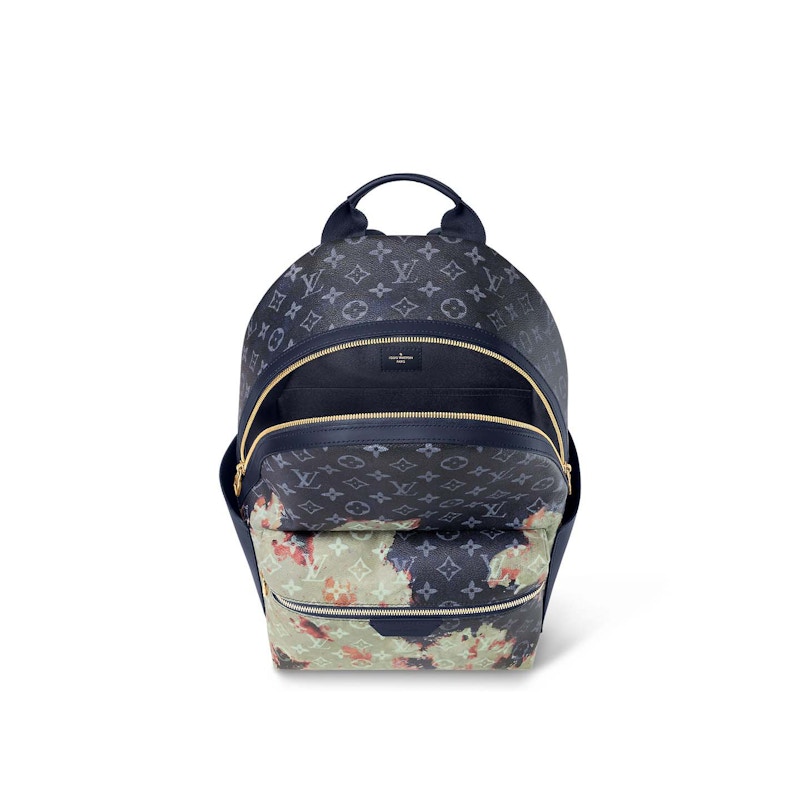 Louis Vuitton Discovery Backpack PM Ink Blue in Monogram Bleach Coated ...