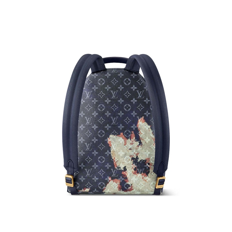 Louis Vuitton Discovery Backpack PM Ink Blue in Monogram Bleach Coated ...