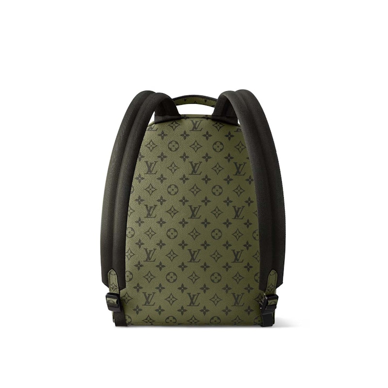 Louis Vuitton Discovery Backpack PM Khaki Green/Vermillion Red in ...