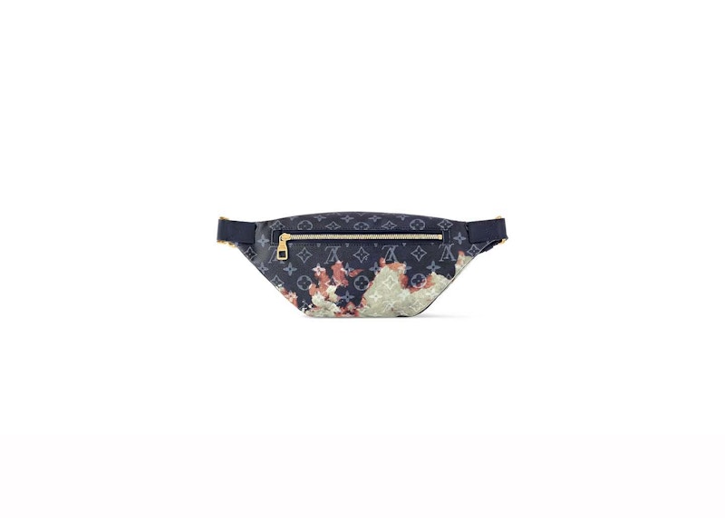Louis Vuitton Discovery Bumbag PM Ink Blue in Monogram Bleach Coated ...