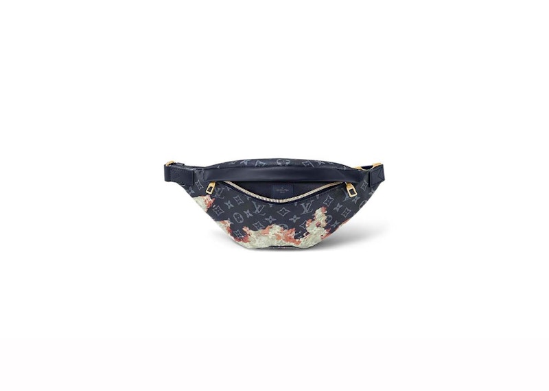 Louis Vuitton Discovery Bumbag PM Ink Blue in Monogram Bleach Coated ...
