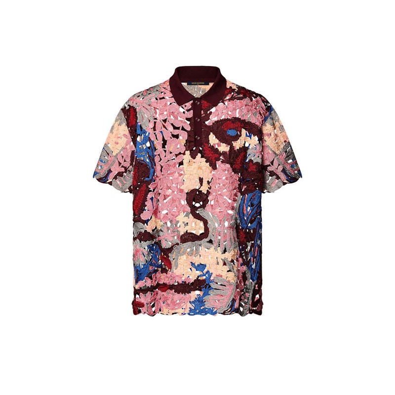 Louis Vuitton Embroidered Cotton Polo Multicolor - FW23 Men's - US
