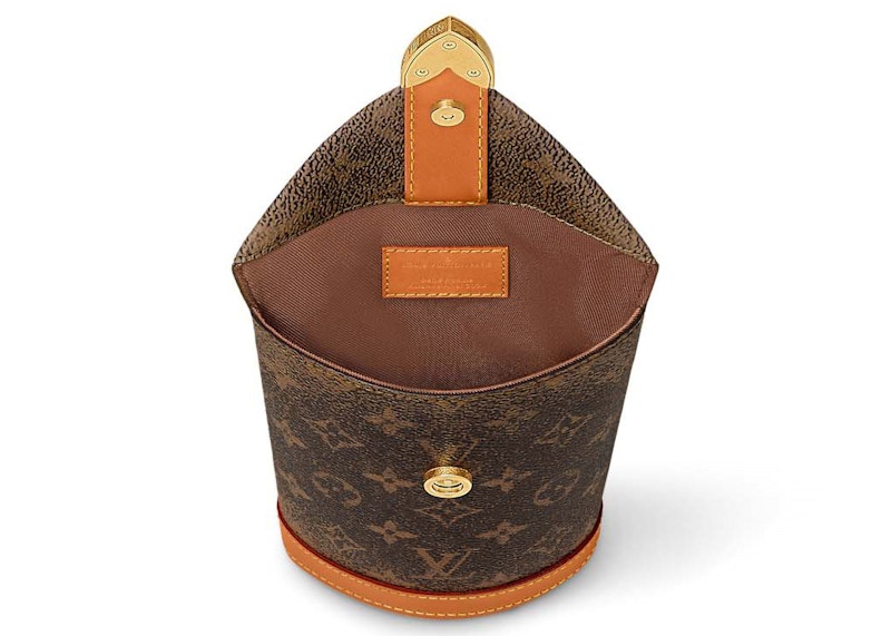Louis Vuitton Envelope Pouch Monogram Dust in Canvas with Gold-tone - US