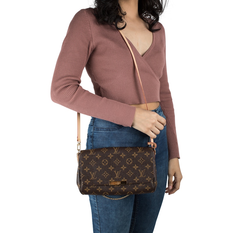 Louis Vuitton Favorite Monogram MM Burgundy Lining - US