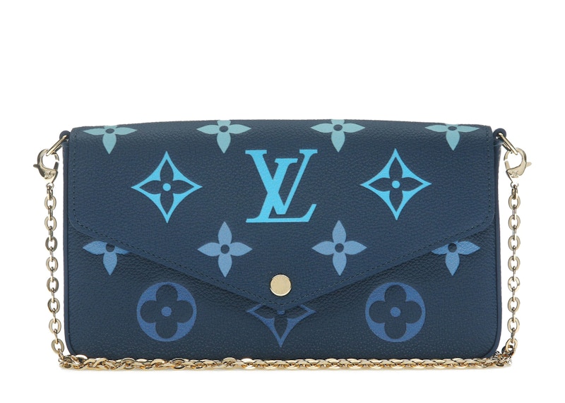 Louis Vuitton Felicie Pochette Gradient Blue in Monogram Empreinte ...