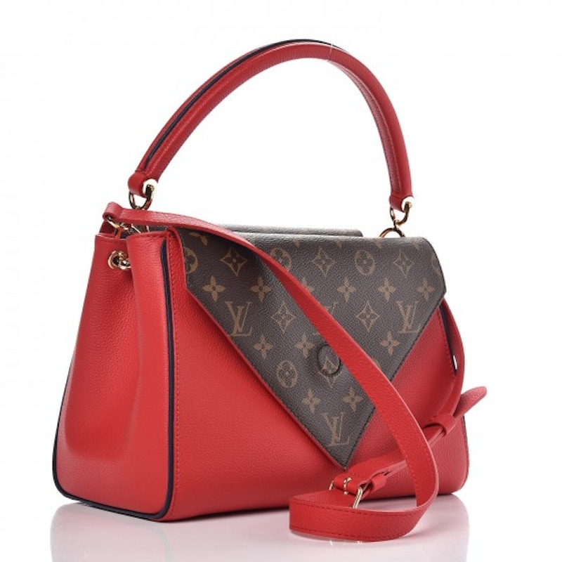 Louis Vuitton Flap Double V Monogram With Accessories Rubis in Canvas ...