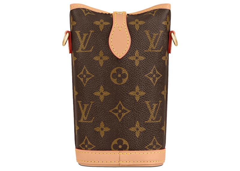 Louis Vuitton Fold Me Pouch Monogram Brown in Coated Canvas/Leather ...