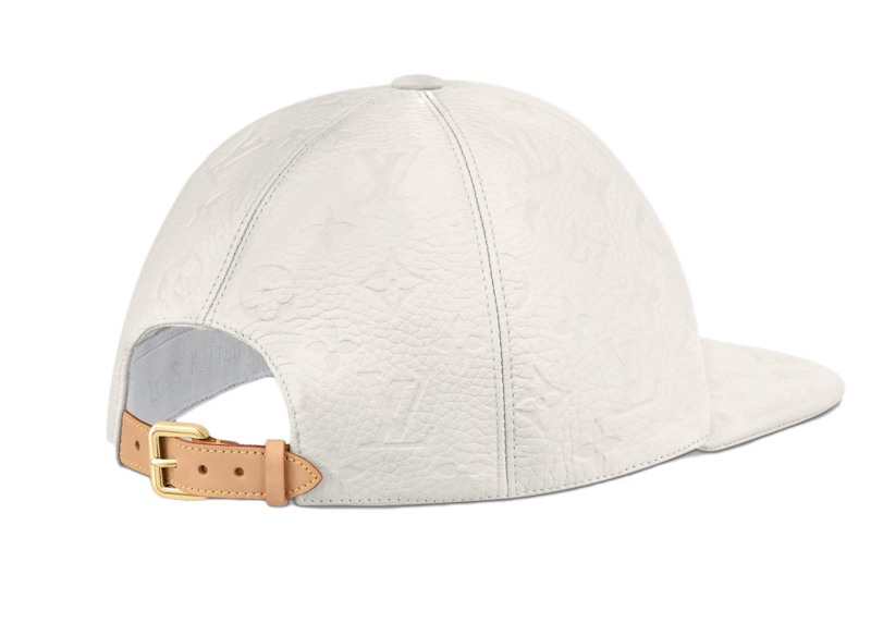 Louis Vuitton Friends Cap White in Taurillon Leather with Gold-tone