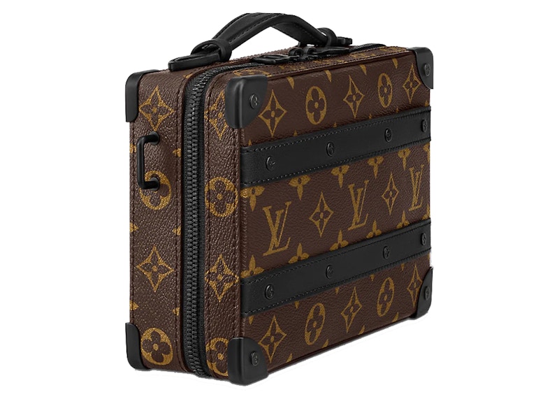 Louis Vuitton Handle Soft Trunk Monogram Macassar Brown in Coated ...