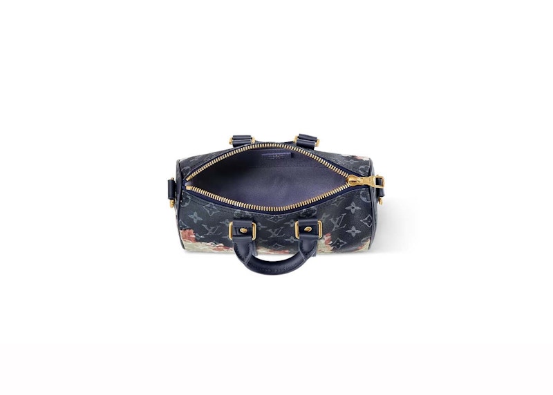 Louis Vuitton Keepall Bandouliere 25 Ink Blue in Monogram Bleach Coated ...