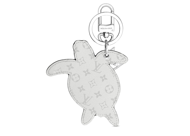 Louis Vuitton LV Aquatics Bag Charm and Key Holder Turtle in Calfskin ...