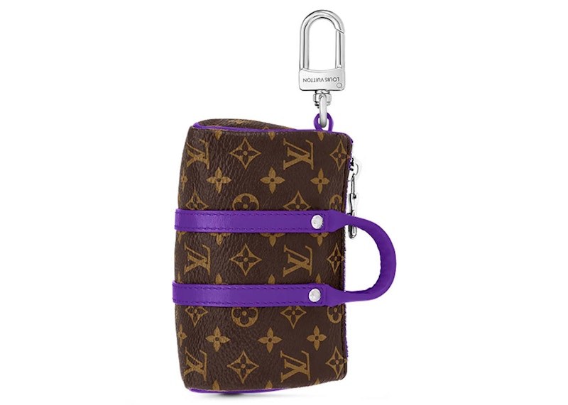 Louis Vuitton LV Colormania Mini Keepall Pouch Violet in Monogram ...