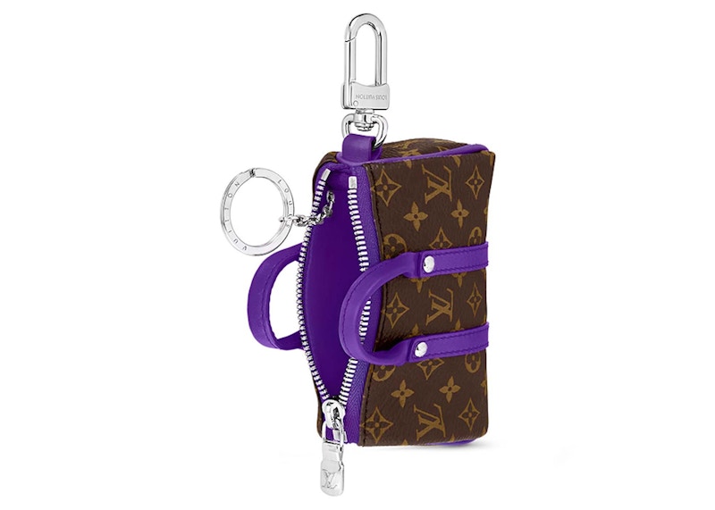 Louis Vuitton LV Colormania Mini Keepall Pouch Violet in Monogram ...