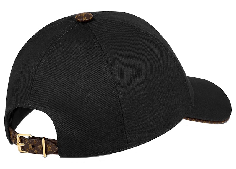 Louis Vuitton LV Day Cap Black in Cotton with Gold-tone - US