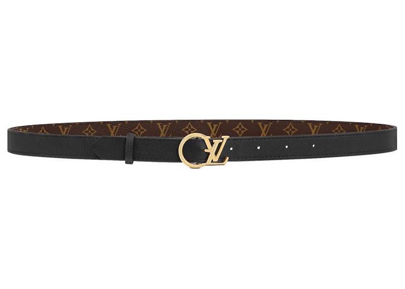Louis Vuitton LV Eclipse 20 MM Reversible Belt Reverse Recto Black ...