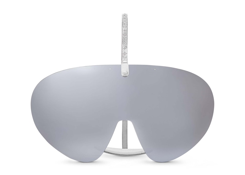 Louis Vuitton LV Fiction Mask Sunglasses Silver (Z2029U) in Metal - US