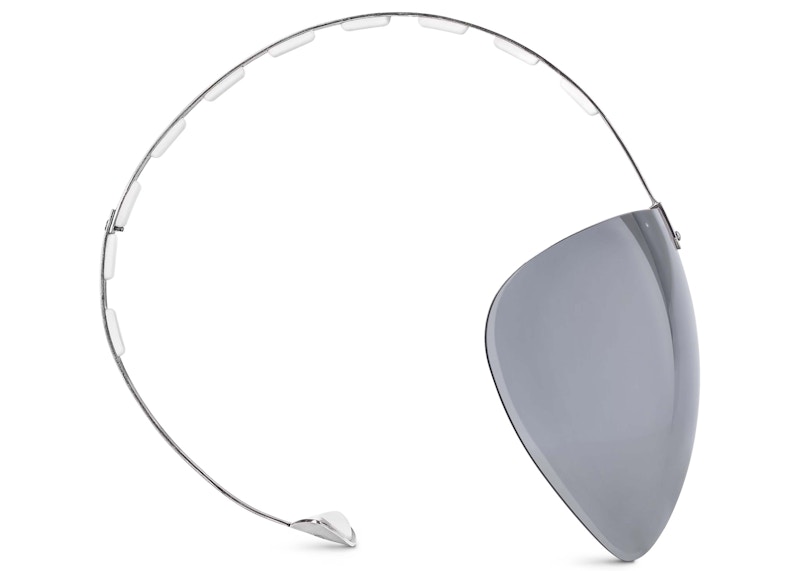 Louis Vuitton LV Fiction Mask Sunglasses Silver (Z2029U) in Metal - US