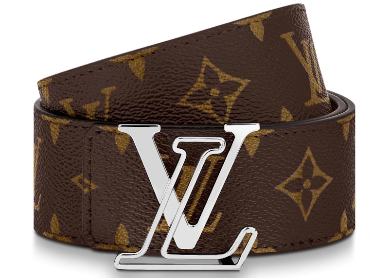 Louis Vuitton LV Line Reversible Belt Monogram 40MM Brown/Black in ...