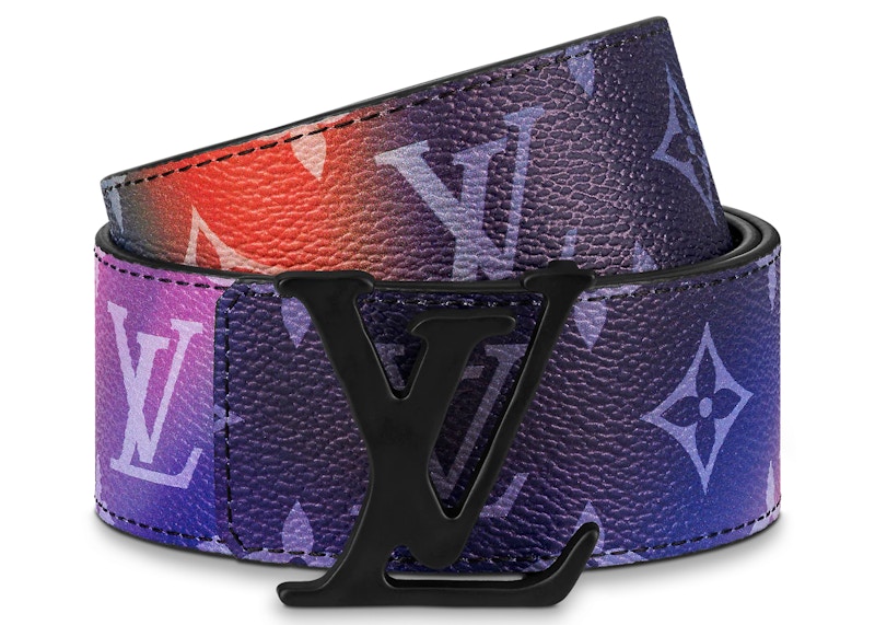 Louis Vuitton LV Shape 40mm Reversible Belt Sunset Monogram Multicolor ...