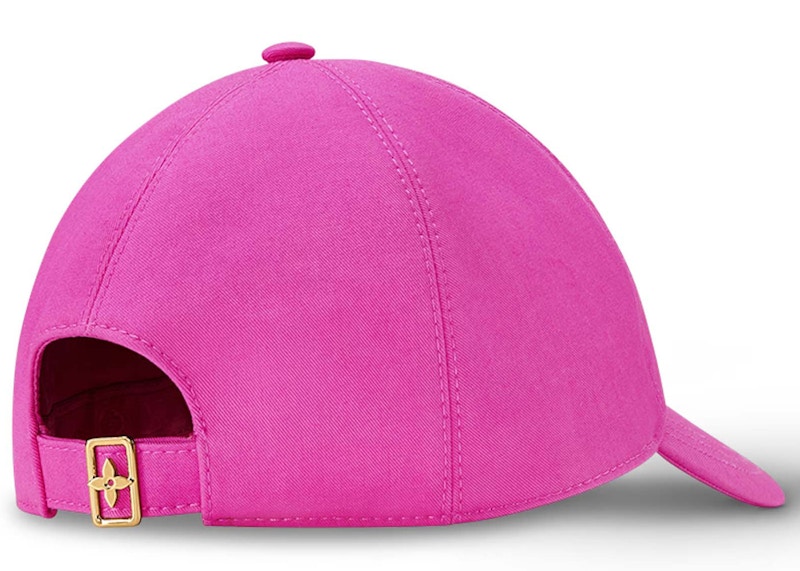 Louis Vuitton LV Signature Cap Fuchsia in Cotton with Gold-tone - US