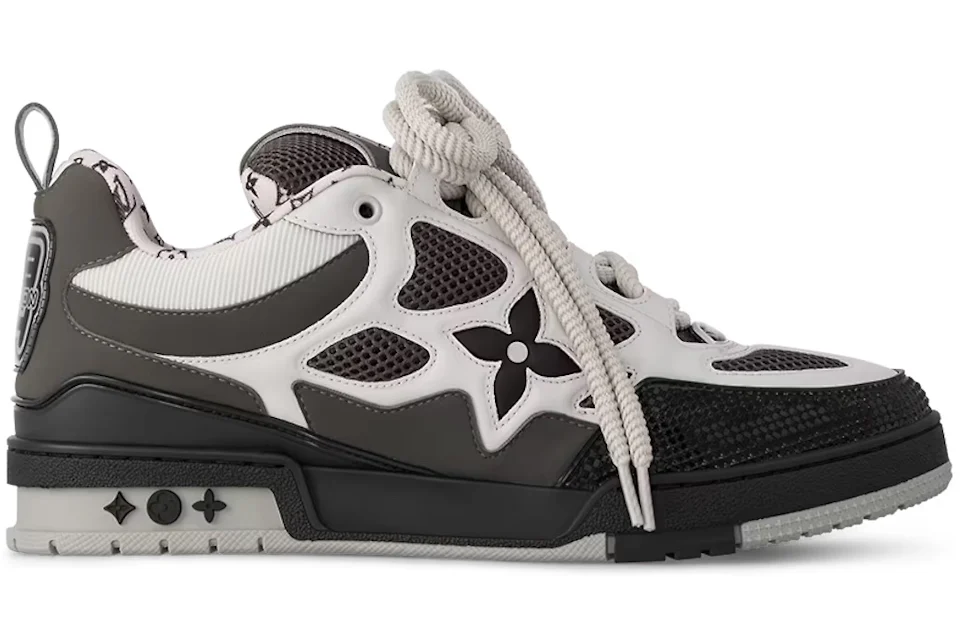 Louis Vuitton LV Skate Sneaker Grey White Men's - 1AC52K - GB Louis Vuitton LV Skate Sneaker Grey White Men's - 1AC52K - GB