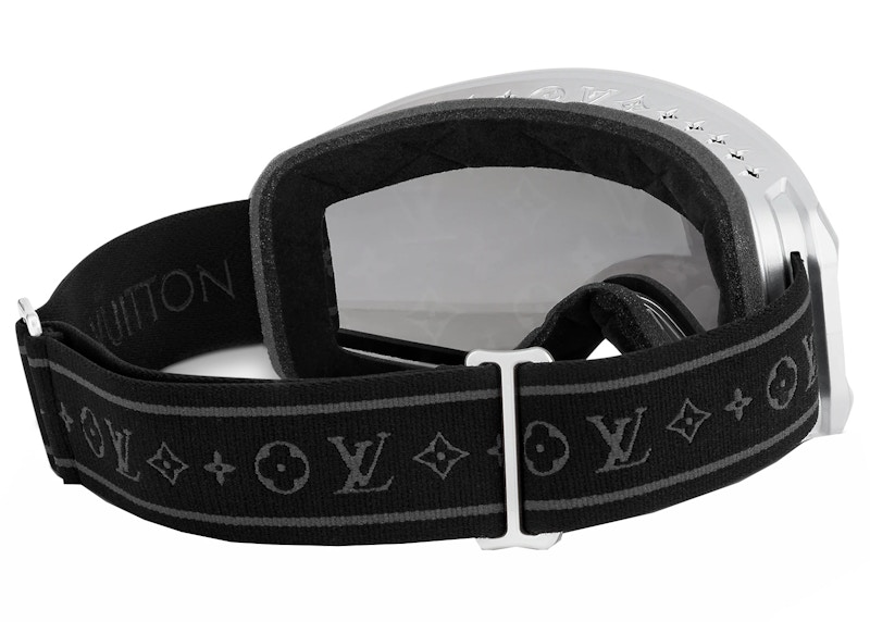 Louis Vuitton LV Snow Mask Silver in PVC/Polycarbonate with Silver-tone ...