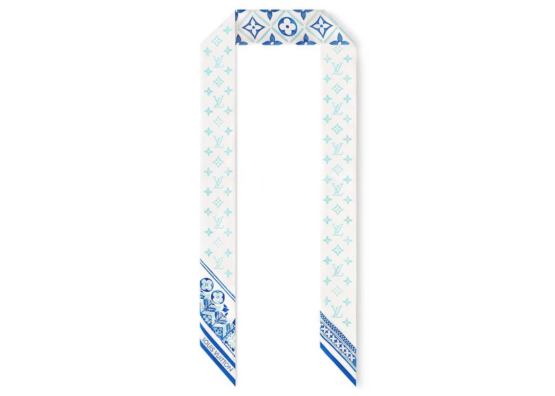 Louis Vuitton LV Tiles Bb Bandeau Lagoon Blue in Silk - US