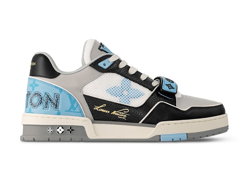 Louis Vuitton LV Trainer Black Blue Monogram Flower Men's - 1AC512 - US