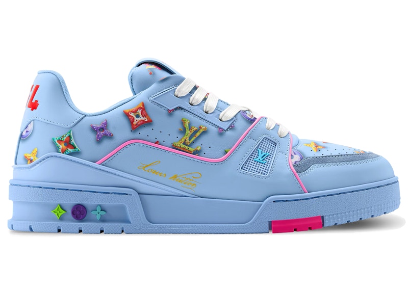 Louis Vuitton LV Trainer Monogram Donuts Blue Men's - 1AJWF4 - US