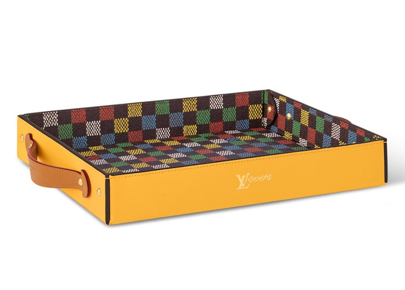 Louis Vuitton LV Vers Damier Tray Yellow in Leather - US