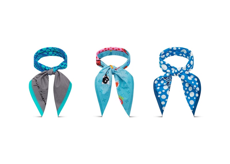Louis Vuitton LV x YK Set Of Bandanas Multicolor in Cotton - US
