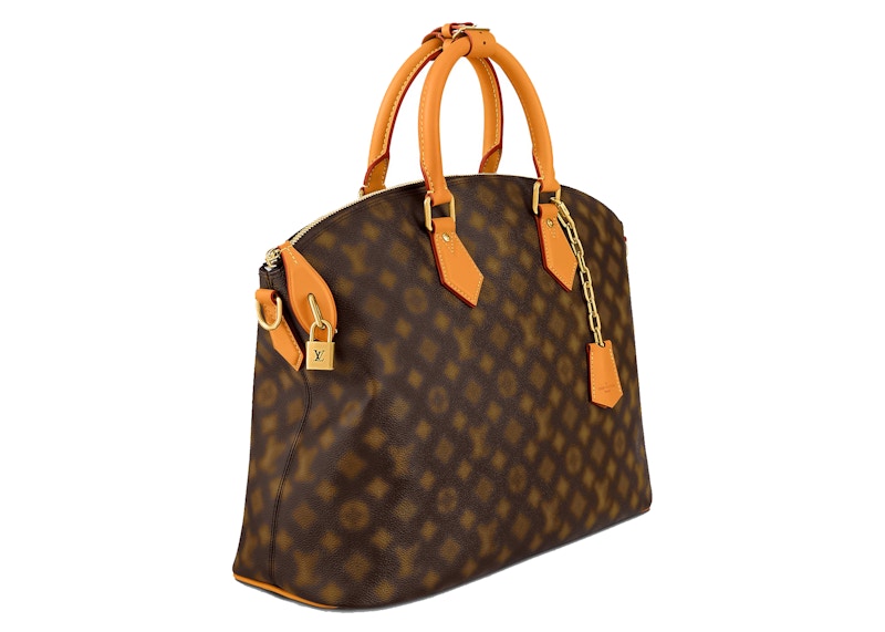 Louis Vuitton Lock It Blurry Monogram Brown in Coated Canvas/Cowhide ...