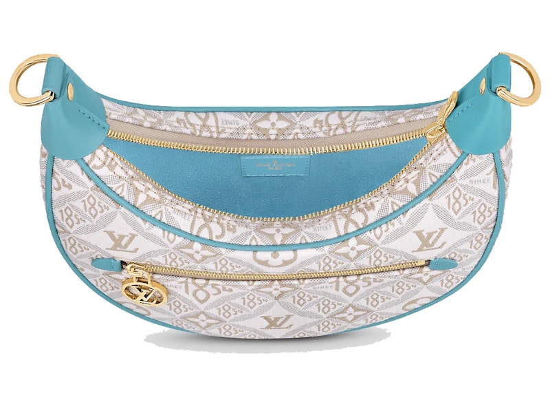 Louis Vuitton Loop Handbag Cruise 22 Ecru/Blue in Canvas/Leather with ...