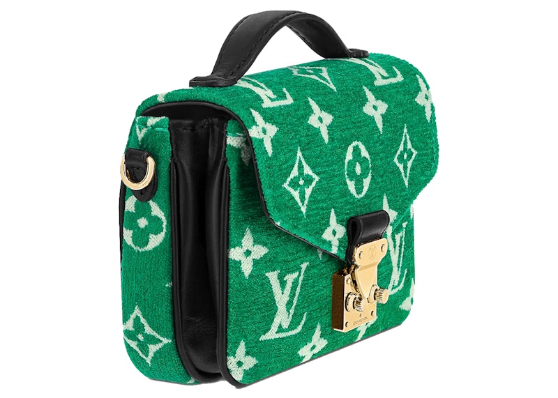 Louis Vuitton Micro Metis Green in Velvet/Leather with Gold-tone - US