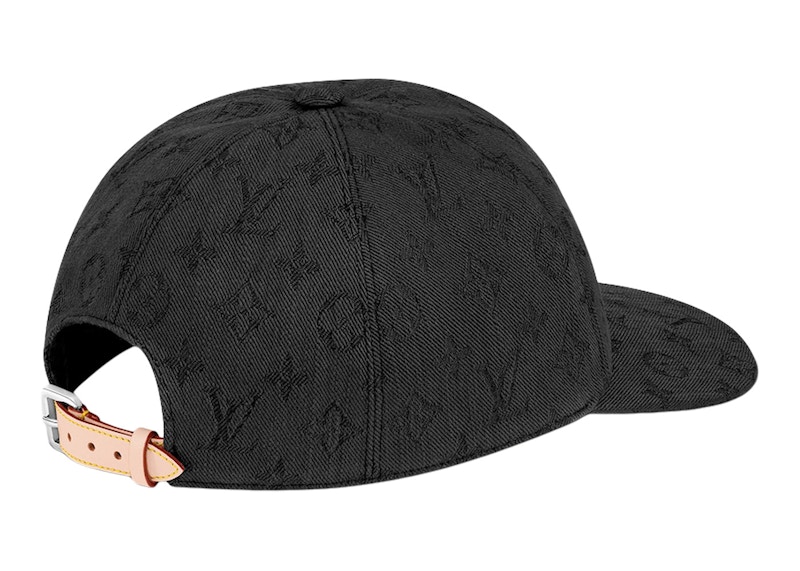 Louis Vuitton Monogram Essential Leather Strapback Cap Black Men's - US