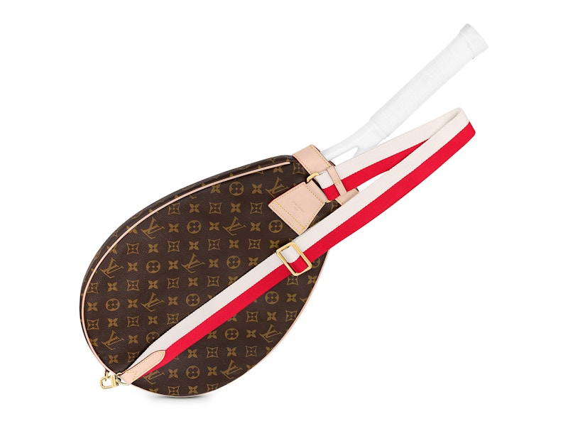 Louis Vuitton Monogram Tennis Racket Cover Ebony/Red - SS22 - US