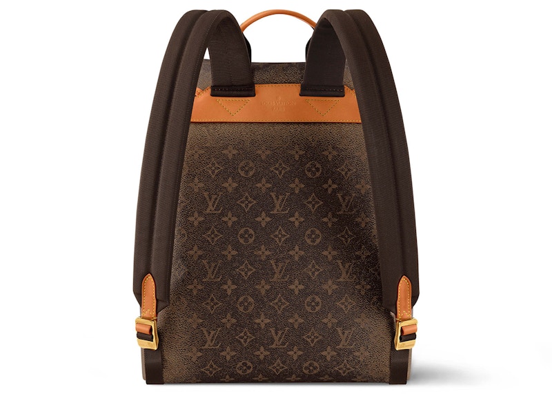 Louis Vuitton Montsouris Backpack Monogram Dust in Canvas with Gold ...