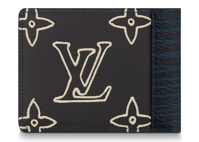 Louis Vuitton Multiple Wallet Monogram Eclipse (5 Card Slot) Patchwork ...