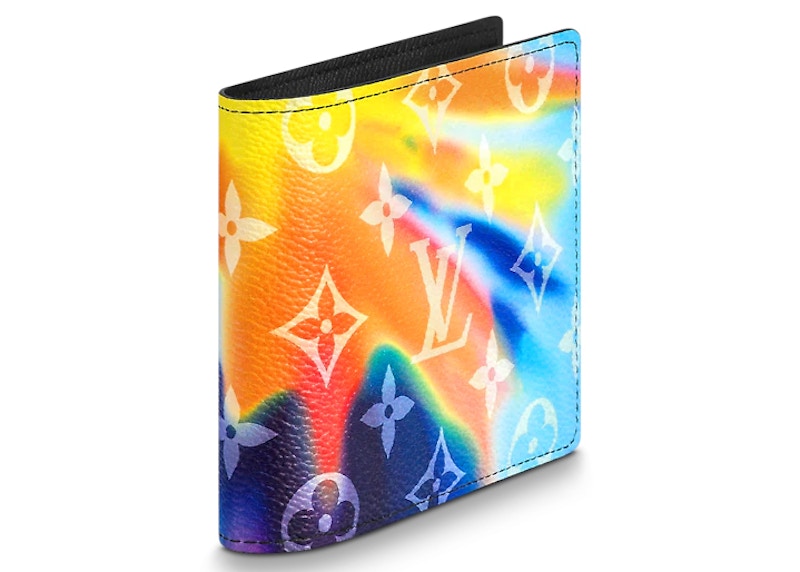 Louis Vuitton Multiple Wallet Sunset Monogram Multicolor in Coated ...