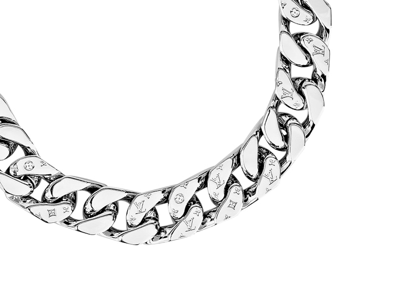 Louis Vuitton Necklace Chain Links Silver in Silver-tone Metal with ...