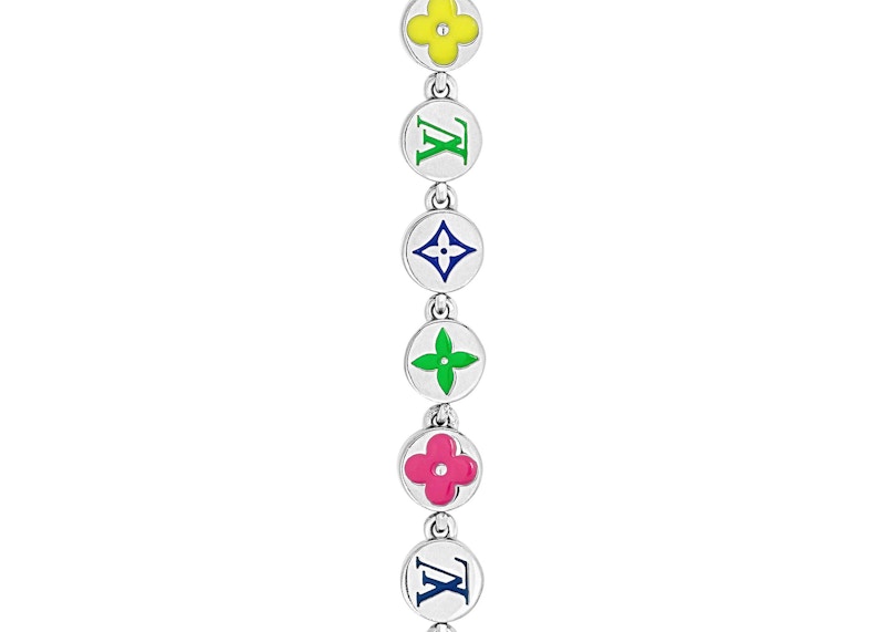 Louis Vuitton Necklace Monogram Colours Multicoloured in Enamel with ...