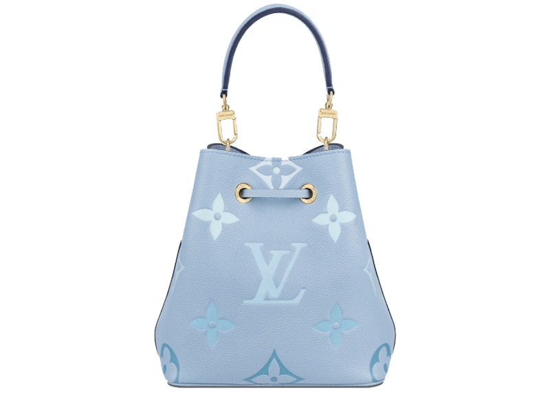 Louis Vuitton Neonoe BB Summer Blue in Embossed Grained Cowhide Leather ...