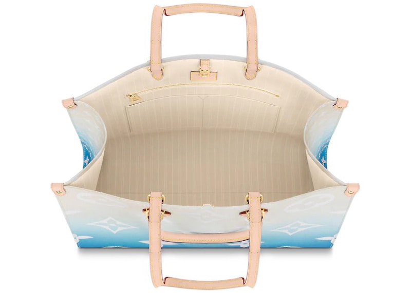 Louis Vuitton Onthego Gradient Pastel GM Blue in Coated Canvas with ...