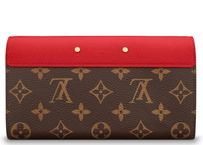 Louis Vuitton Pallas Wallet Monogram Cerise in Coated Canvas/Leather ...