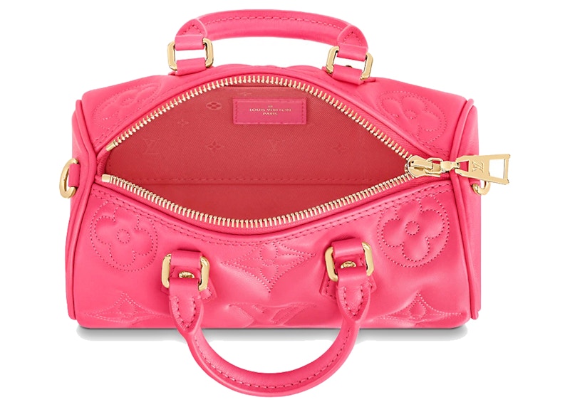 Louis Vuitton Papillon BB Dragon Fruit in Calfskin Leather with Gold ...