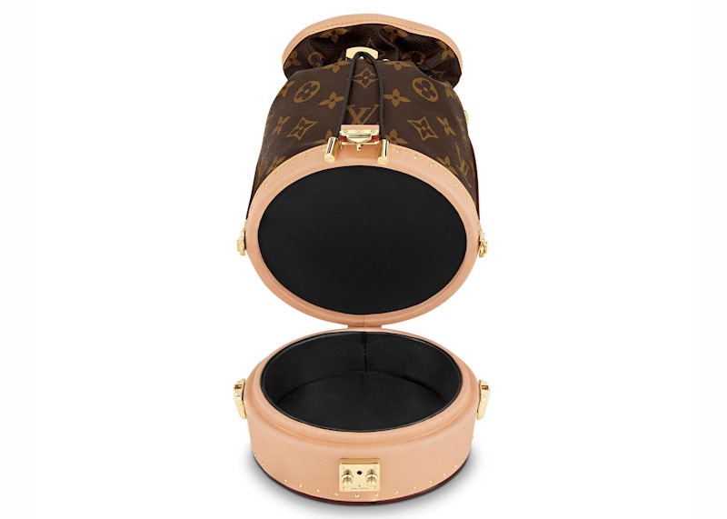 Louis Vuitton Petit Noe Trunk Monogram Brown in Coated Canvas/Cowhide ...