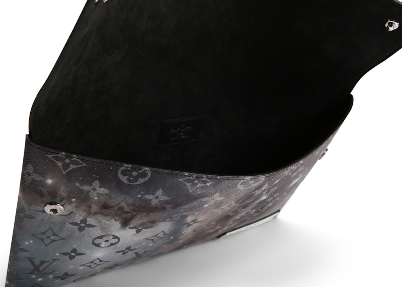 Louis Vuitton Alpha Triple Pochette Monogram Galaxy Black Multicolor in ...