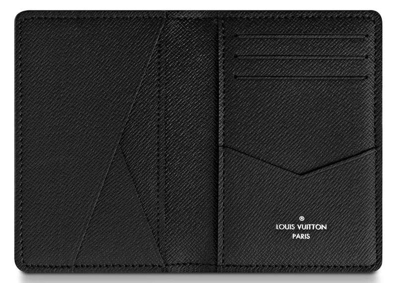 Louis Vuitton Pocket Organizer Damier Graphite Map Black Lining in ...