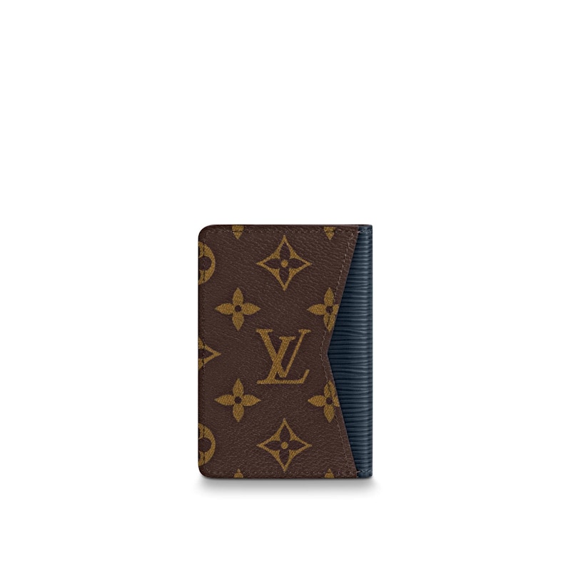 Louis Vuitton Pocket Organizer Epi/Monogram Patchwork Blue/Brown in Epi ...