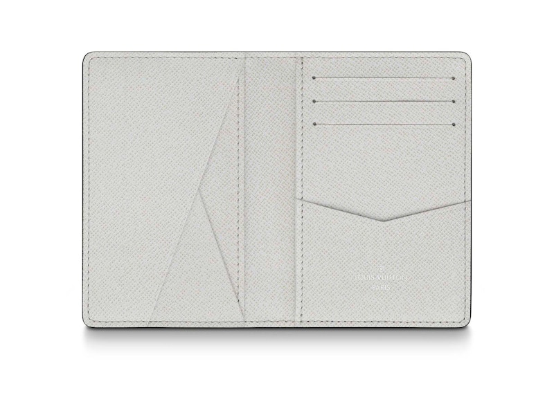 Louis Vuitton Pocket Organizer Optic White in Monogram Coated Canvas ...